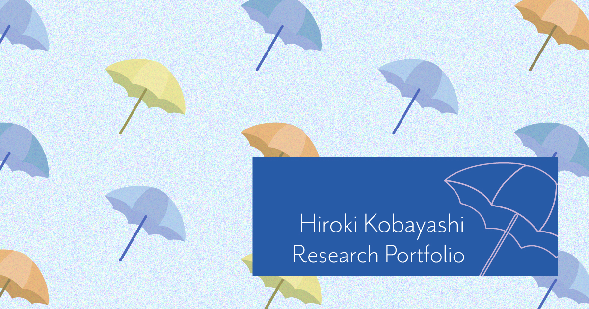 Hiroki Kobayashi Research Portfolio